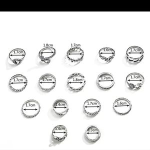 Jewelry | 16 Pc Henna Ring Set | Poshmark